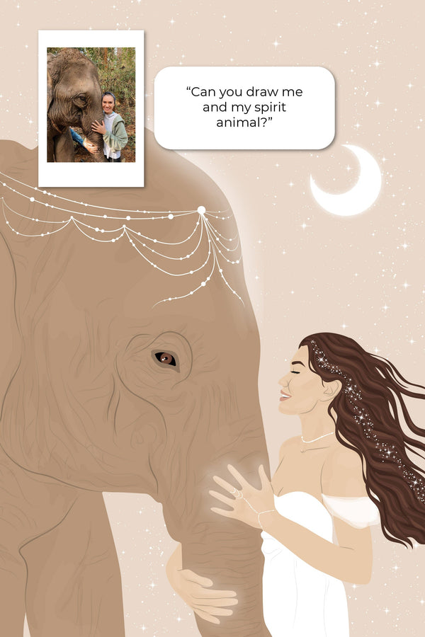 Magical Custom Portrait - Miss Pink Coconut