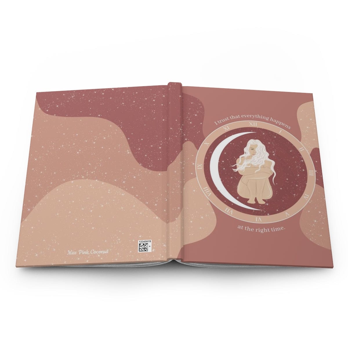At The Right Time Notebook – Miss Pink Coconut