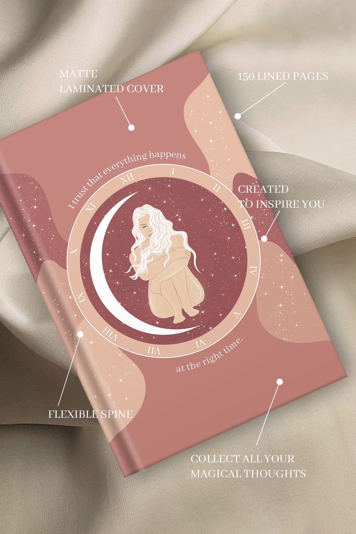 At The Right Time Notebook – Miss Pink Coconut